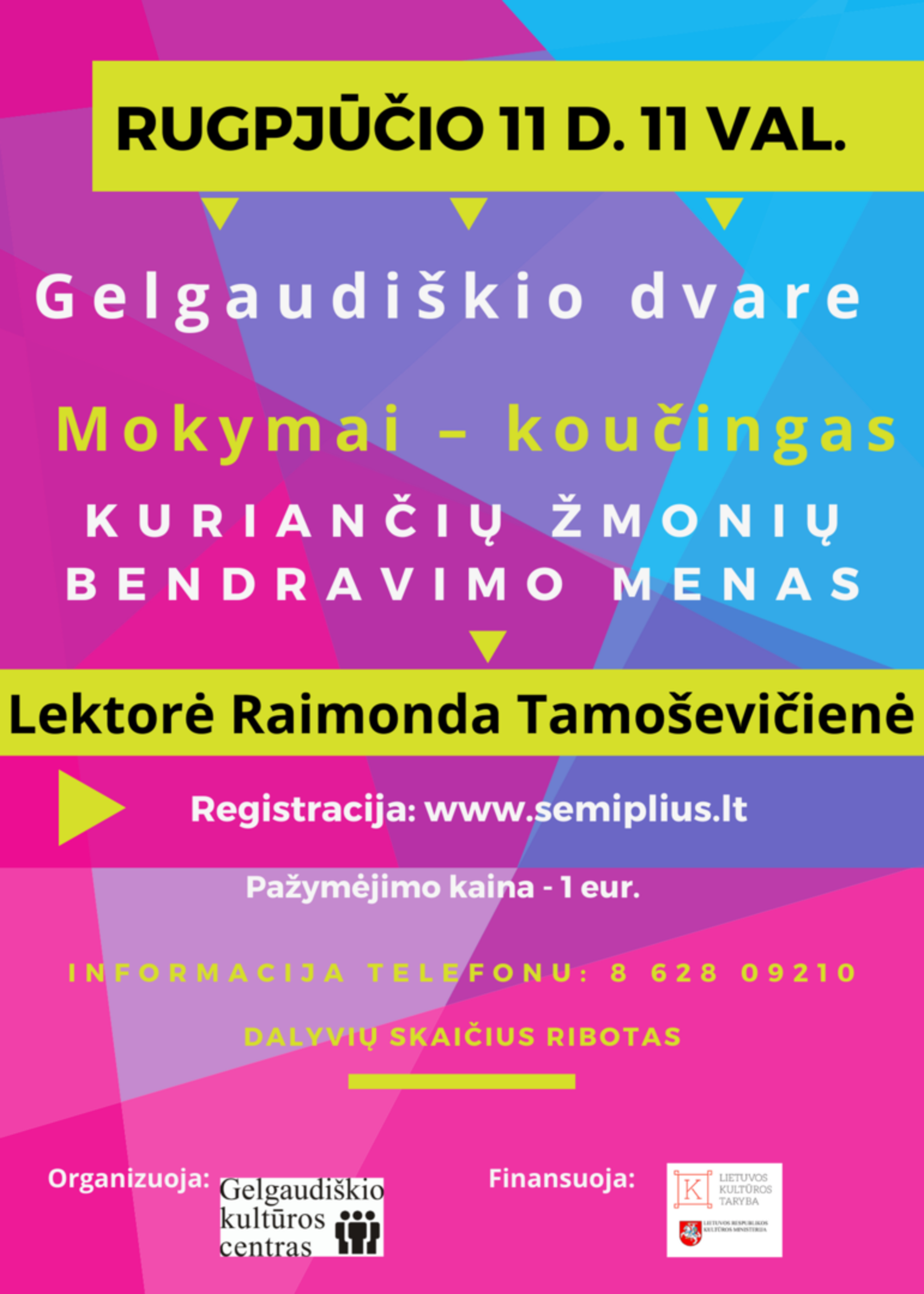 Mokymai - koučingas "Kuriančių žmonių bendravimo menas"